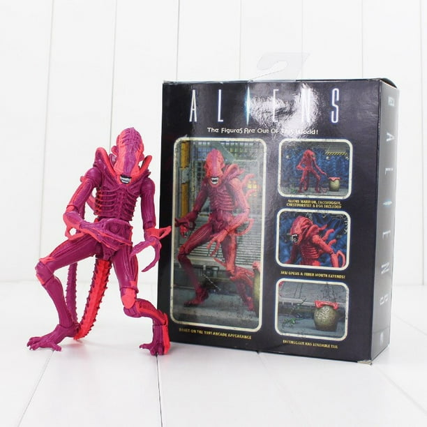 22cm NECA Xenomorph Warrior Alien VS Predator Action Figure Red Alien ...