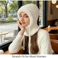 Averageon 3 in 1 Beanie Hat for Women, 3-in-1 Convertible Balaclava ...
