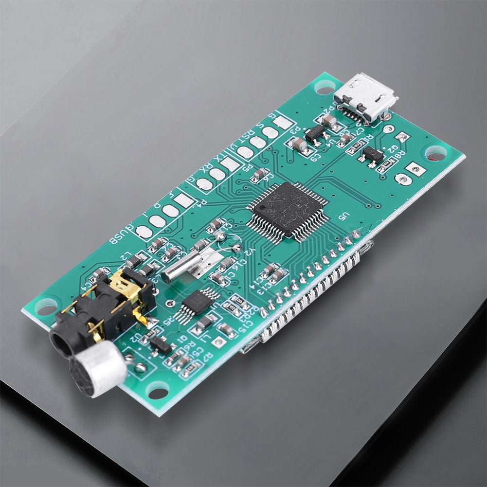 Módulo Transmisor De Fm DSP PLL Placa de micrófono inalámbrico DC 3V-5V ...