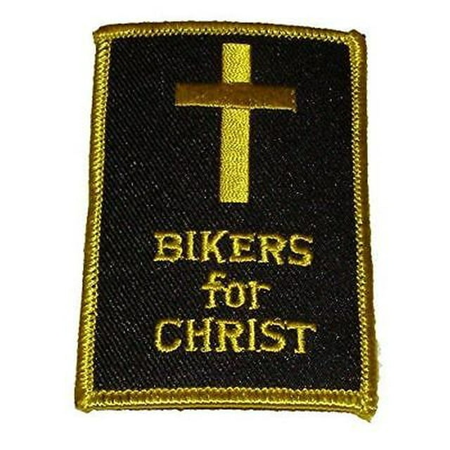 BIKERS FOR CHRIST PATCH CROSS CHRISTIAN RELIGIOUS MOTORCYCLE MC FAITH ...