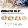 Yajisi 4‑Piece Wood Carving Disc Rotary File Set – 7/8" Aperture, 4‑in ...