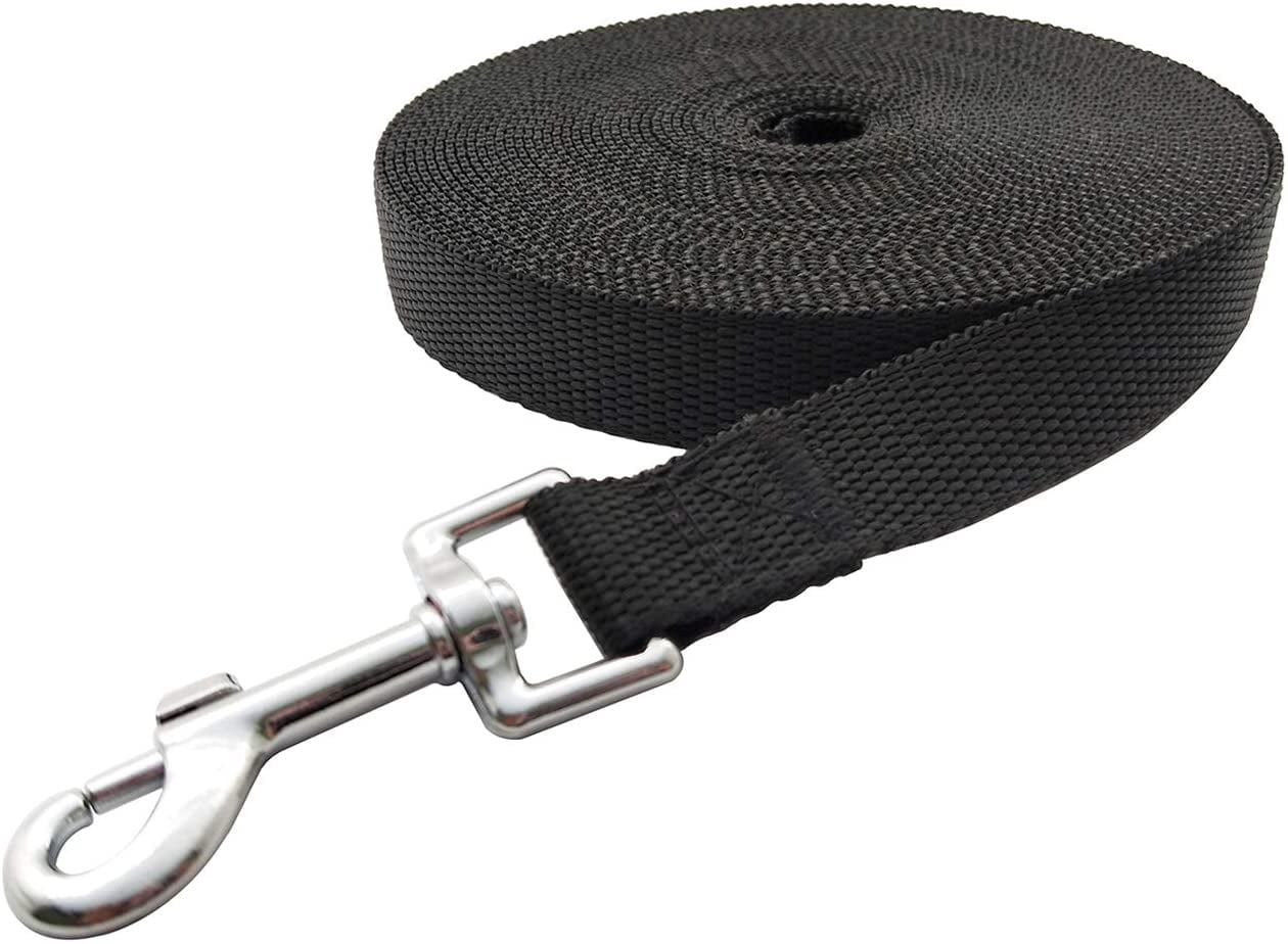 Nylon Training Dog Leash for Small Medium Large Dogs, 15ft 20ft 30ft ...