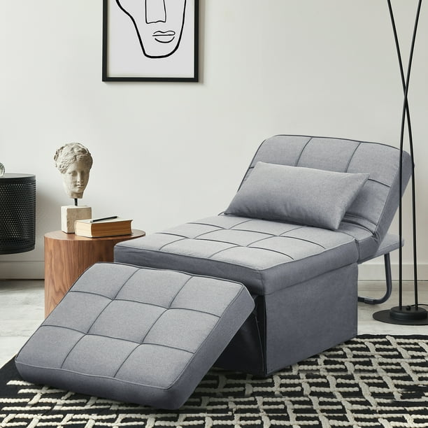 Ainfox 4-in-1 Multi-Functional Convertible Chair Bed, Folding Sofa Bed ...