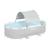 "Bestway Quick Setup Flowclear Pool Canopy for Above Ground Pools, 6 ...