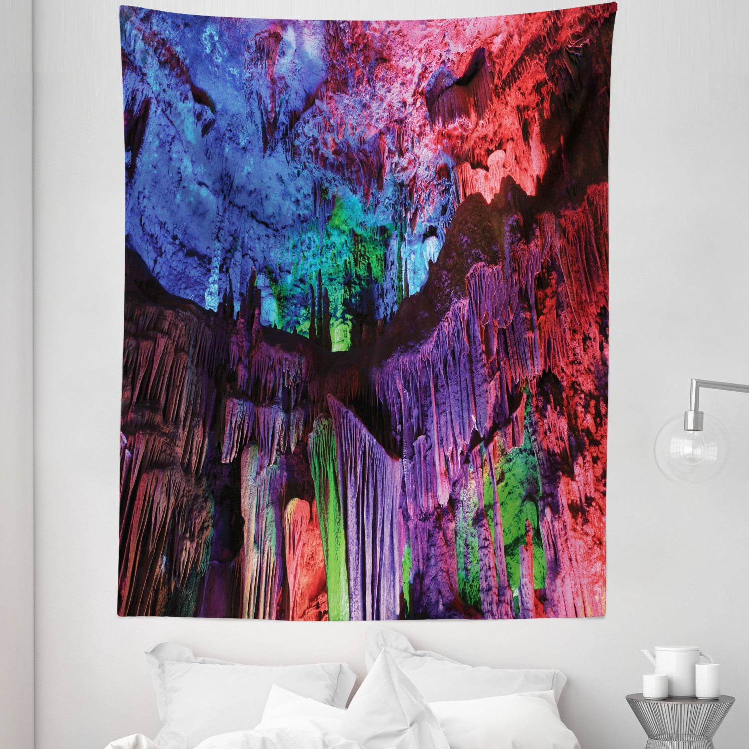 Colorful Tapestry, Rainbow Colored Rock Formation Theme Natural ...