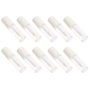 LotFancy 60Pcs Clear Empty Plastic Lip Balm Tubes Container, 5.5ml ...