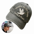 Breathable Cotton Baseball Cap Showcasing Elegant Bird And Tree Branch ...