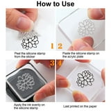1sheet PVC Plastic Stamps for Scrapbooking Photo Album Decorative Cards ...