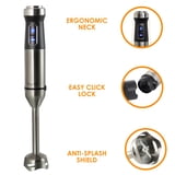 MegaChef 4-in-1 Electric Kitchen Mixer, Multipurpose Immersion Hand ...