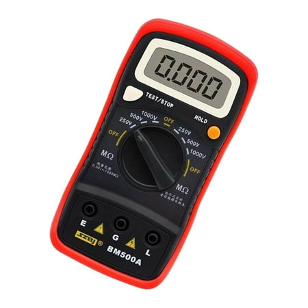 Insulation Tester BM500A Handheld Meter Megohmmeter Megohmmeter Digital ...
