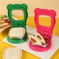 Sandwich Cutter And Sealer 2-in-1 Round Sandwich Maker for School Lunch ...