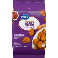 Great Value Chicken Breast Patties Breaded, 23.8 oz (Frozen) - Walmart.com