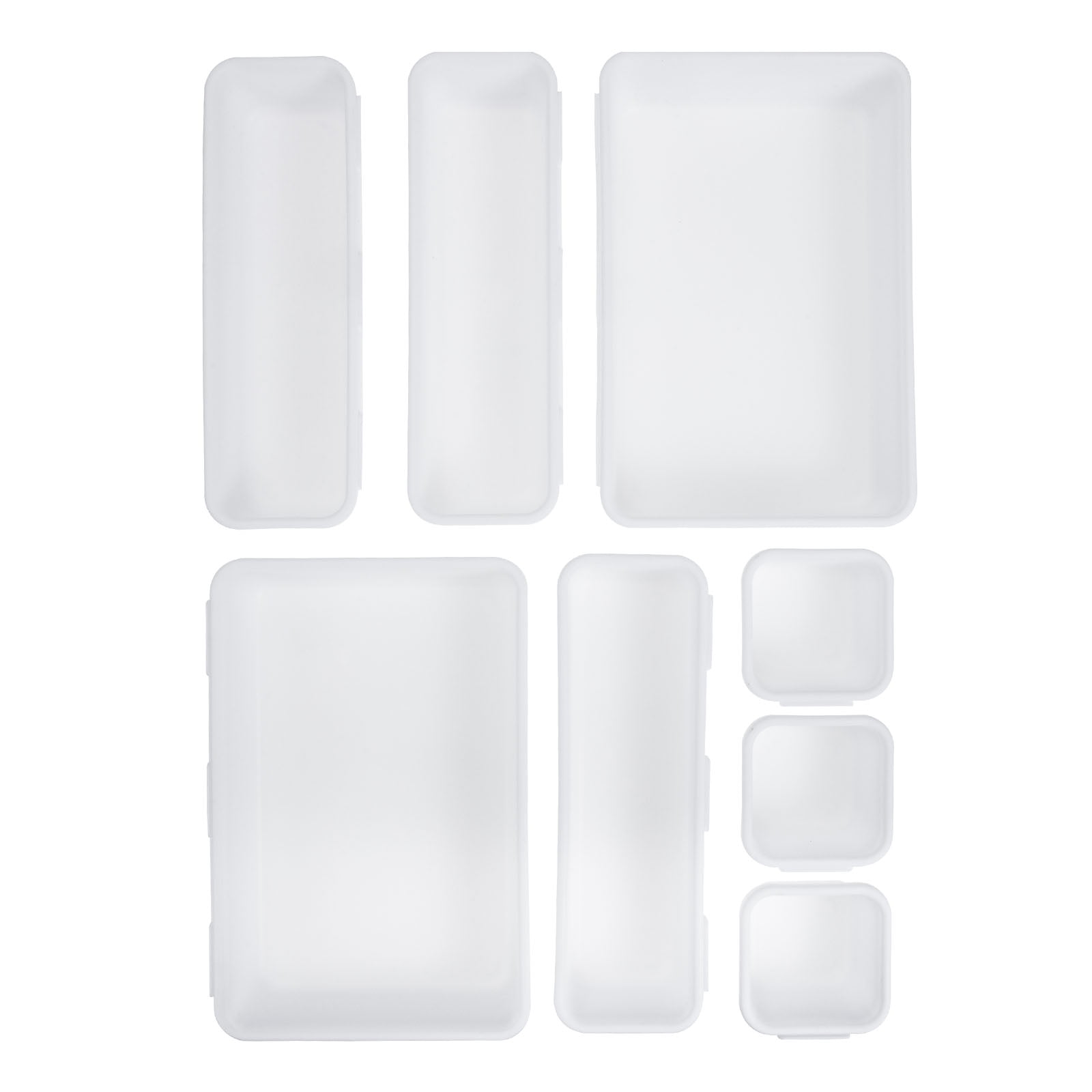 OUNONA Drawer Organizer Makeup Drawers Tray Dividers Desk Organizers ...