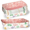 100 Pack 3-Lb Kraft Paper Food Trays, Disposable Serving Boats for ...