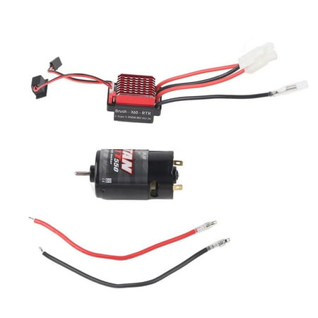 RC Brushed Motor,550 Brushed Motor 360A RC Accessories ESC Breakthrough ...
