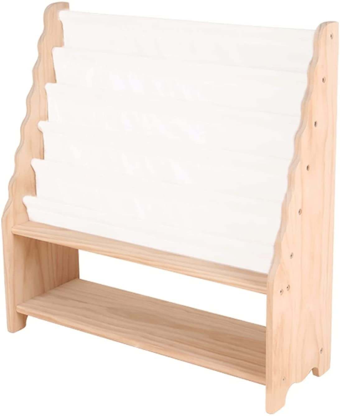 Vertical Sturdy Bookshelf Floor Standing Bookshelf Solid Wood Bookcase ...