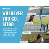 SitGo Portable Folding Stool for Travel for Adults, Teens - Blue ...