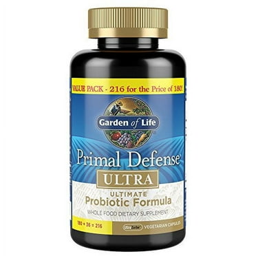 Garden of Life Primal Defense ULTRA, 90 Veg Capsules, 15 Billion CFU ...
