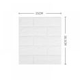 5PCS 15 x 14 x0.1 Inch 3D Wallboard Peel and Stick Brick Wall Pattern ...