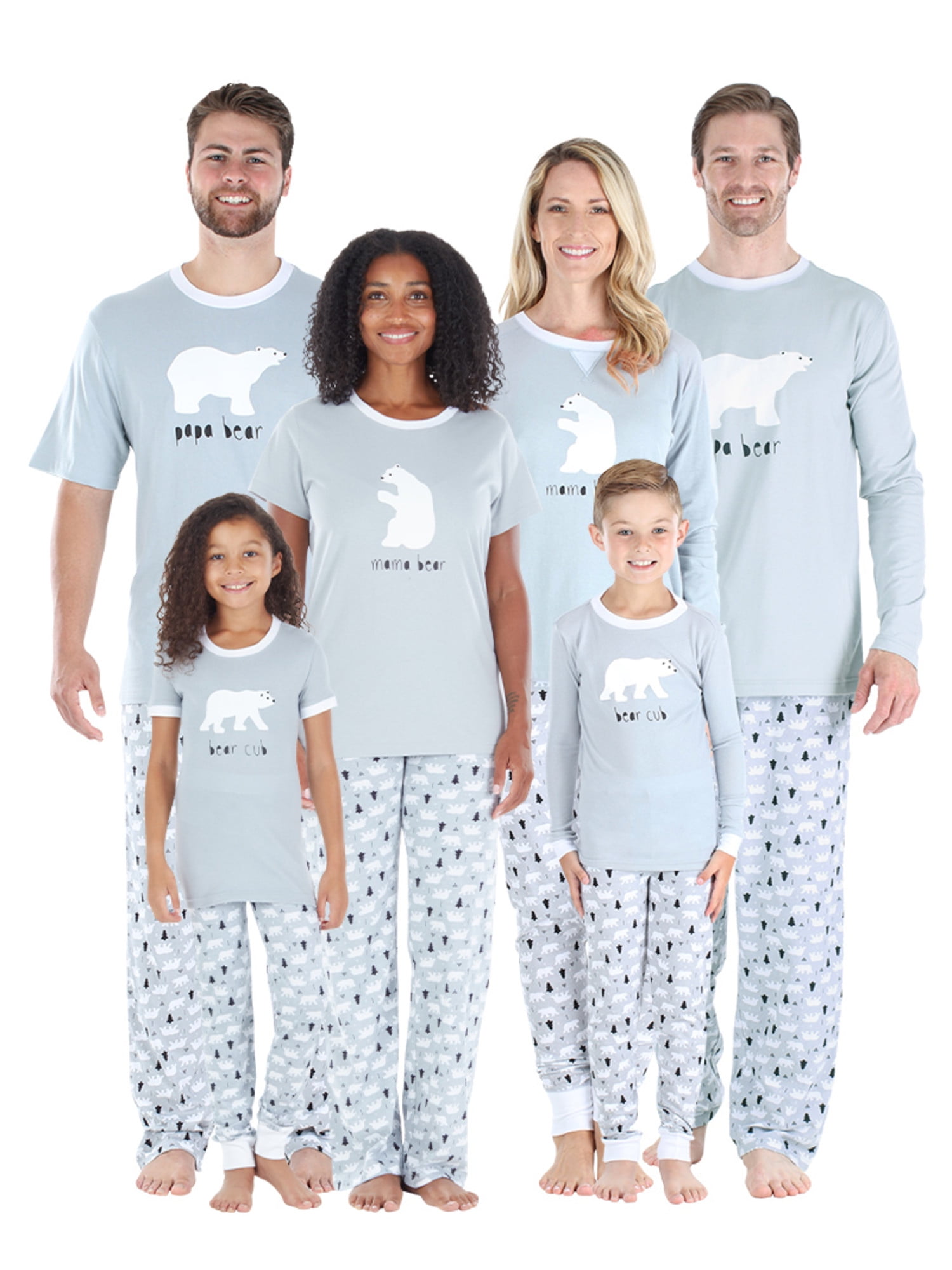 Sleepyheads Lightweight Knit Family Matching Pajama PJ Sets - Walmart.com