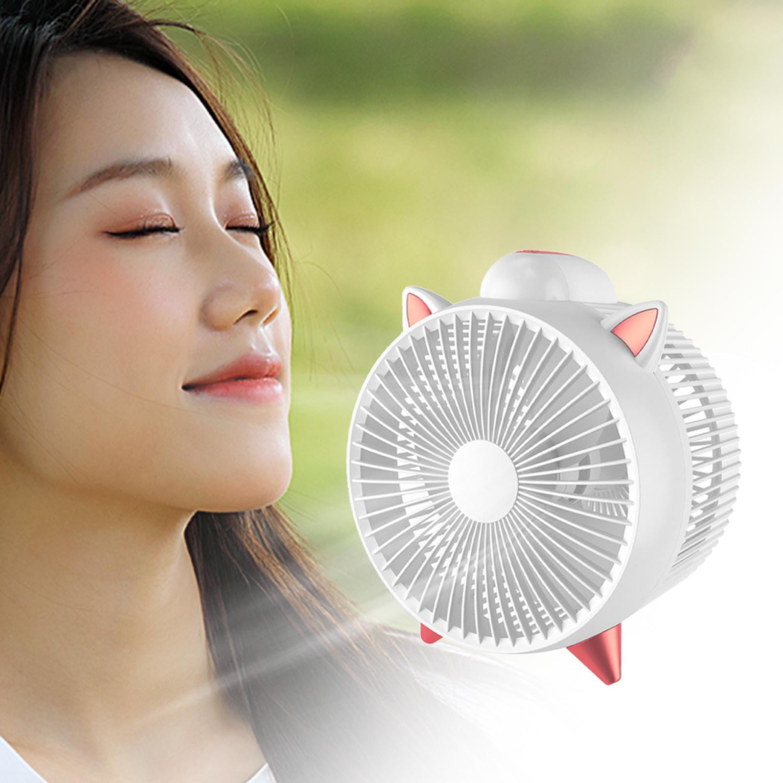 USB Desk Fan Mini Fan Silent Small Cooling Fan Table Fan for Home ...