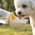 2 in 1 Dog Water Bottle with Food Container,Portable Dogs Water ...