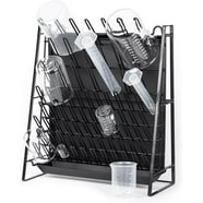 INTBUYING Lab Drying Rack Single-sided Removable Drip Rack 27 Pegs ...