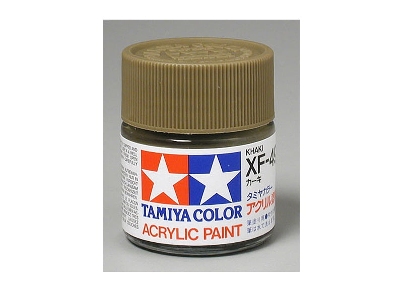 Tamiya 81349 Acrylic XF49 Khaki 3/4 oz TAM81349 - Walmart.com