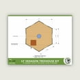 THE DAKOTA PRAIRIE © : 12' Hexagonal Treehouse Plan - Walmart.com