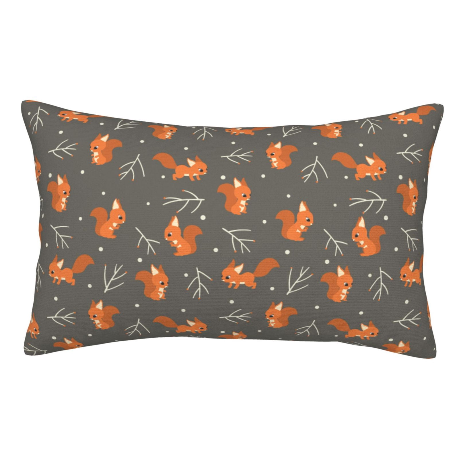 Balery cute fall fox leaf Funda de Cojín Estampada, Regalos para ...