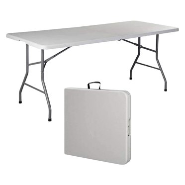 Free Shipping! Magshion 6FT Folding Table, Portable Heavy Duty Plastic ...