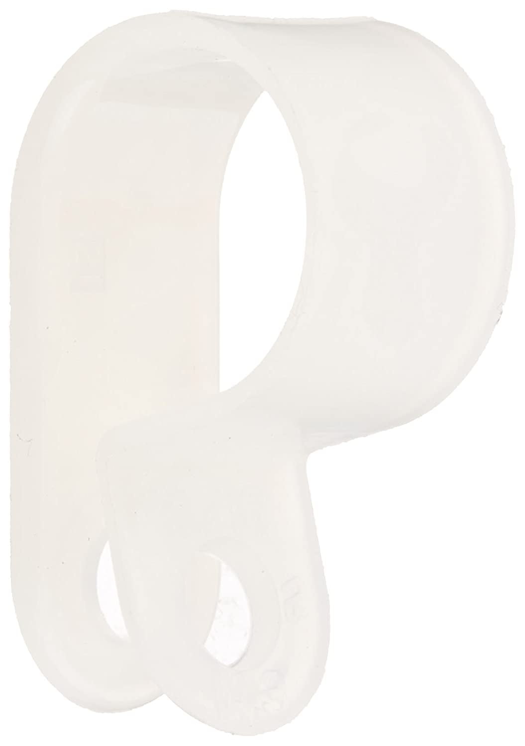 Heavy Duty Nylon Cable Clamp, 0.562" Diameter, 0.5" Width, Natural ...