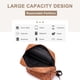 Men's Travel Backpack Vintage PU Leather Large Capacity Book Bag 15.6 ...