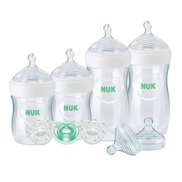 NUK Simply Natural Bottle with SafeTemp, 9 oz, 2 Pack, 1+ Months ...