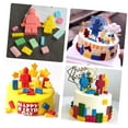Hyjoy 3pcs Bricks Robots Molds for Fondant Candy Making Chocolate ...