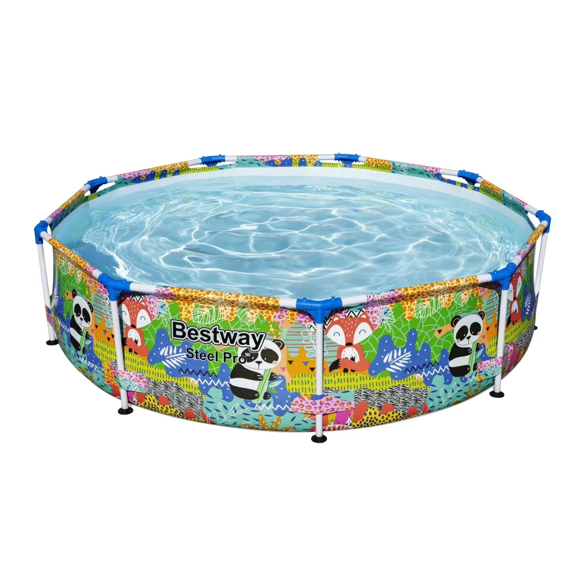 Bestway Steel Pro 9' x 26" Above Ground Round Outdoor Swimming Pool ...
