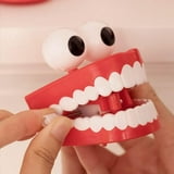 Mfigree Wind Up Chattering Toys Chomping Teeth Plastic Red Props ...