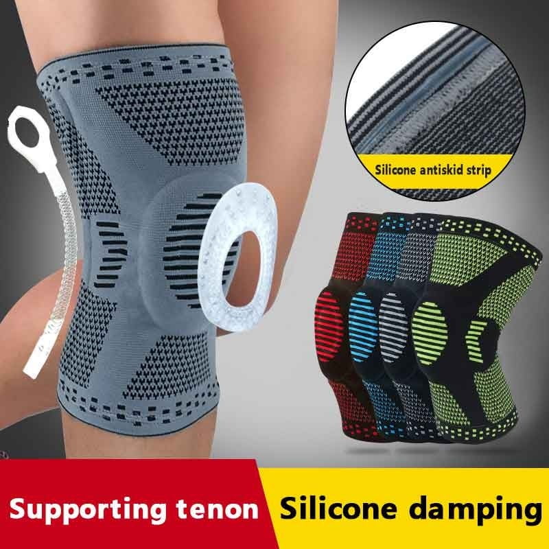 Outdoor Sports Protection Meniscus Knee Protector Soft Silicone Knee ...