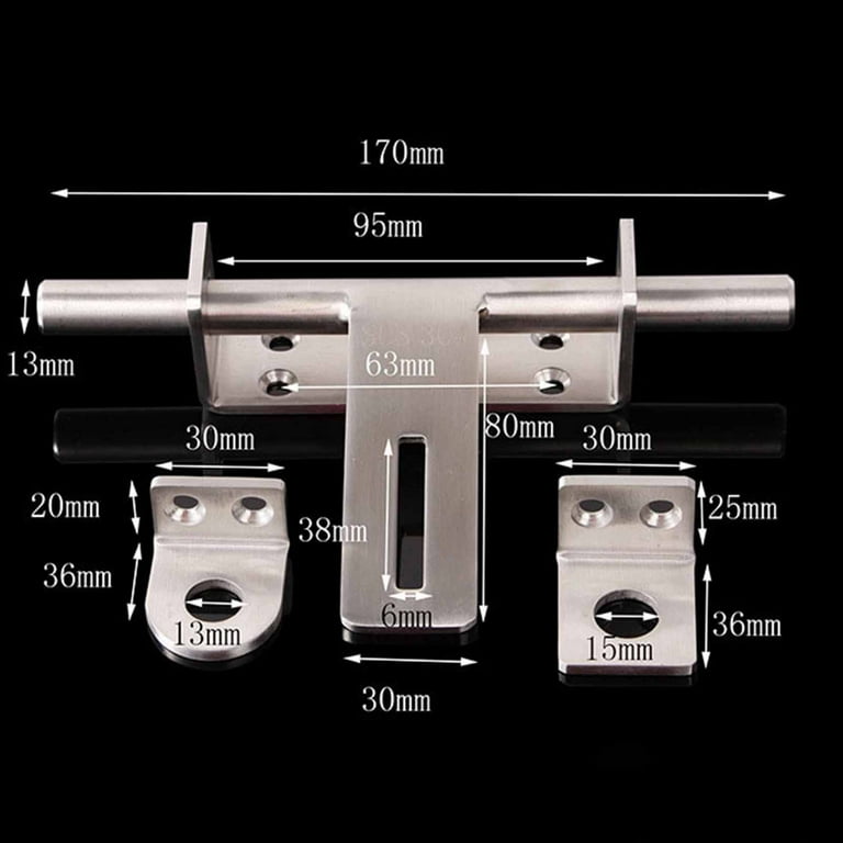 Hasp Locking Barrel Bolt