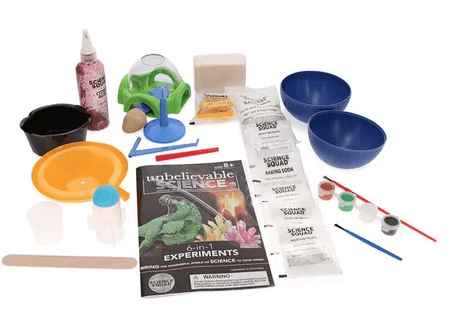 Buy Science Squad Unbelievable Science 6-in-1 Experiments Stem Kit ...