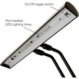 12" LED Upright Piano Light in Mahogany Bronze - Walmart.com