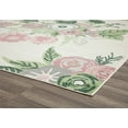 Rugs America Hanna Va40a Rose Garden Cream Floral Transitional Beige