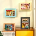 Rolife DIY Miniature Christmas House Kit Creative Frame 3D Wall ...
