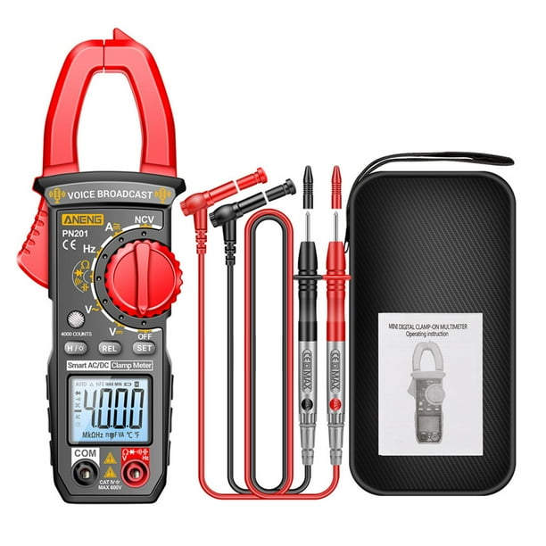 Digital Multimeter Multi Tester Clamp Meter DC Current age Resistance ...