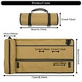 Multipurpose Tool Roll Organizers Bag Multiple Pockets Wrench Scissors ...