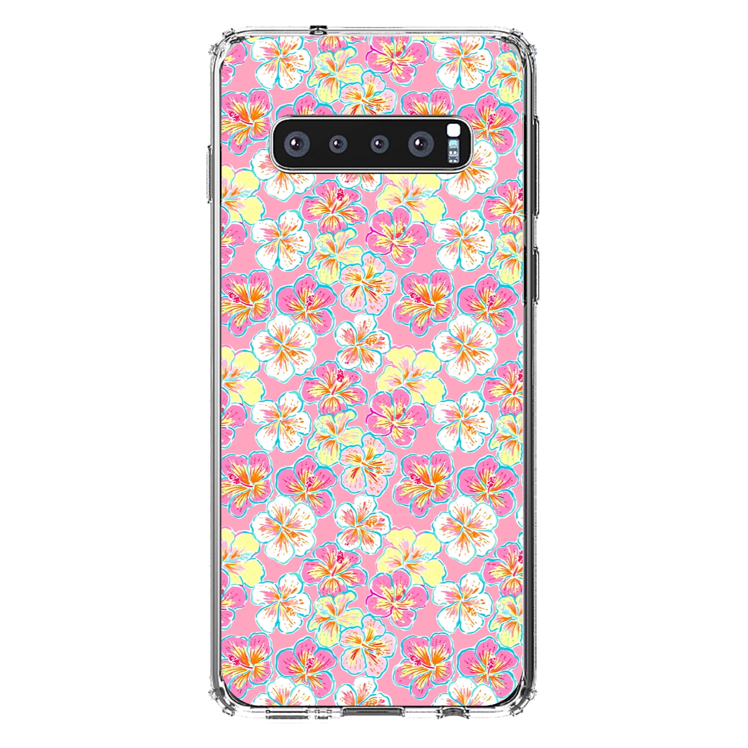 DistinctInk Clear Shockproof Hybrid Case for Samsung Galaxy S10 (6.1 ...