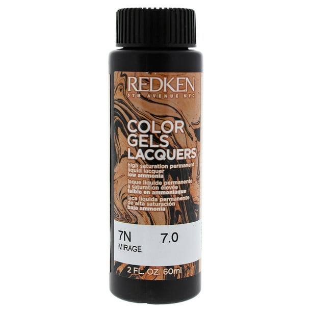 Redken Gels Lacquers Hair Color, 7N - Mirage, 2 fl oz - Walmart.com