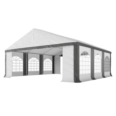 ModFusion Outdoor Canopy Tent 20’ x 40’ Straight Edge Party Tent with ...