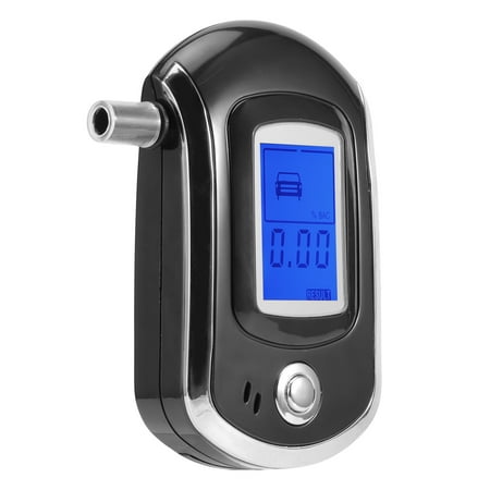 Digital Breath Tester Breath Content Test Meter Blowing Breathalyzer ...