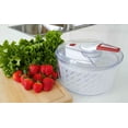 Valore Large Salad Spinner with Serving Bowl and Lid - Effortless ...